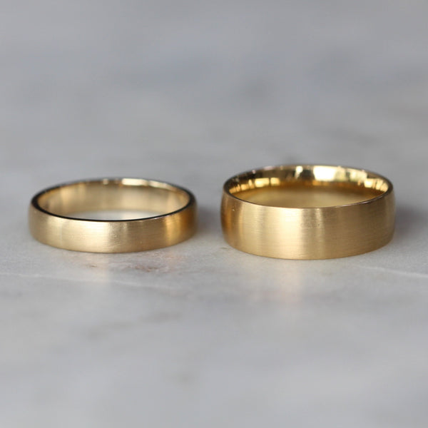 HALF ROUND / WEDDING BAND - Meg Maskell Fine Jewellery